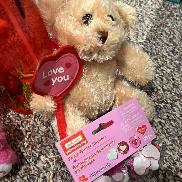 ️VDAY ️ | Other | Vday Set Nwt Glitter Foam Stickers3 Bears6 Roses ...